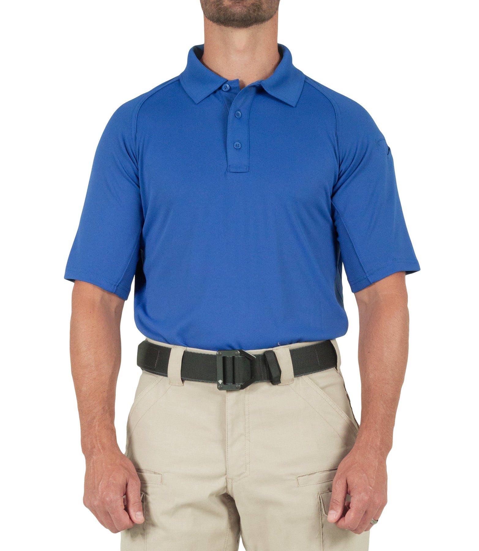 First Tactical Men's Performance Short Sleeve Polo - Academy Blue ...