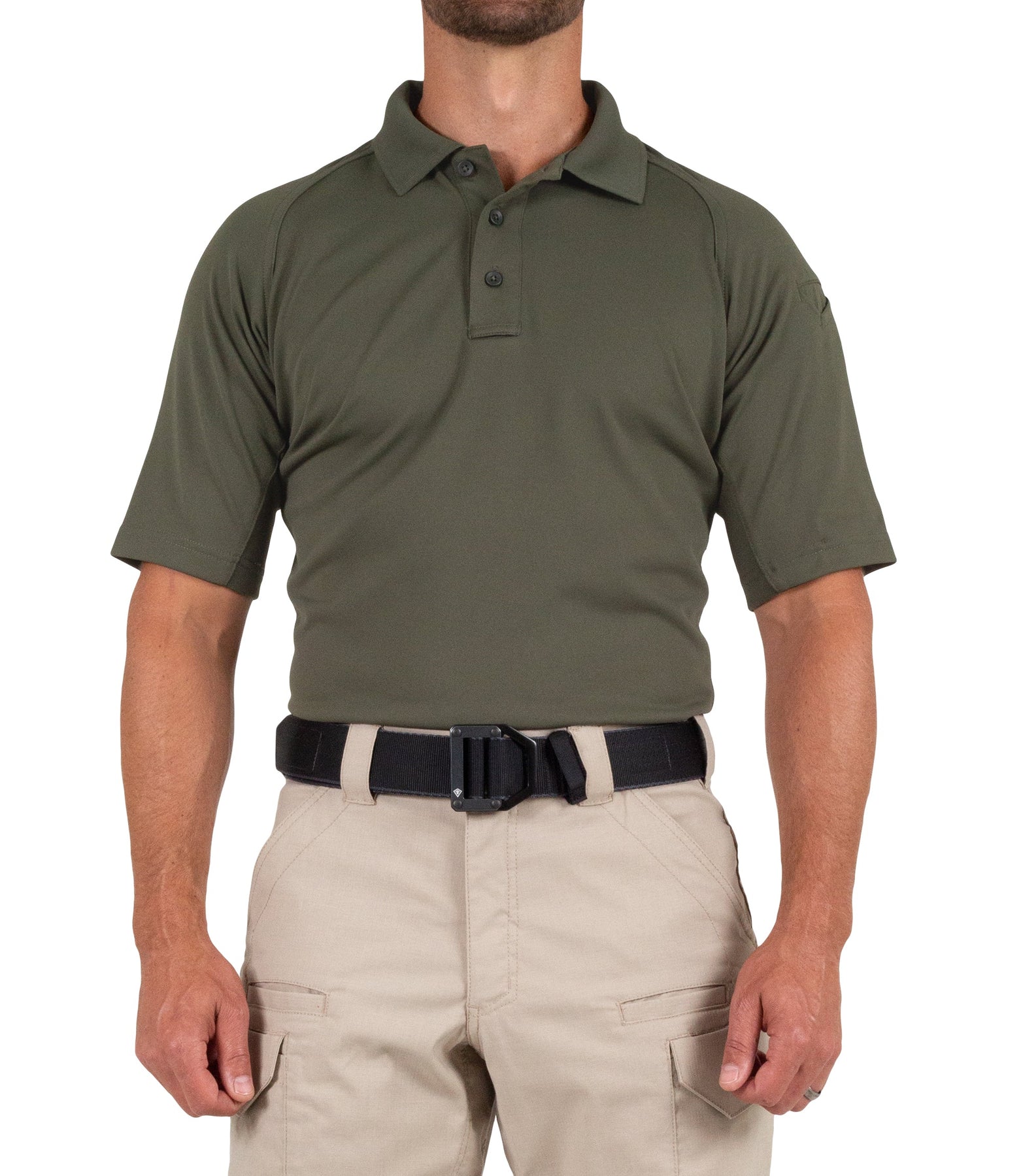 First Tactical Men's Performance Short Sleeve Polo - OD Green ...