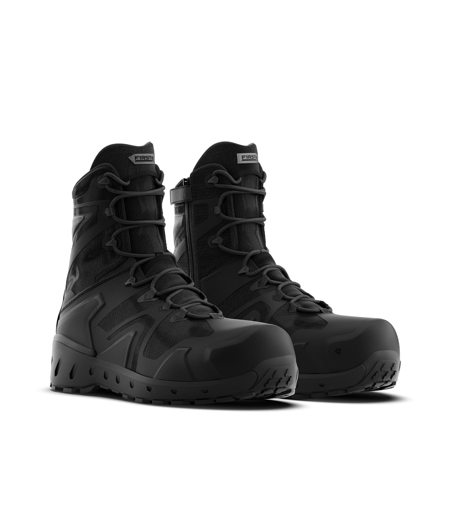 First Tactical Men's 8" AERO-TAC Safety Toe Side-Zip Boot – EMERGENCY ...