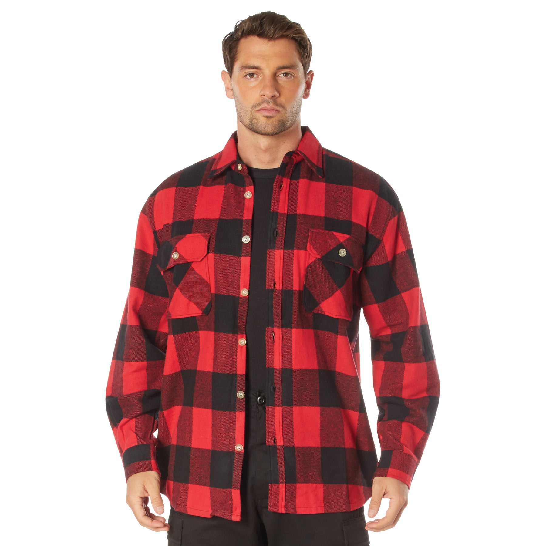 Rothco Extra Heavyweight Buffalo Plaid Flannel Shirt – EMERGENCY ...