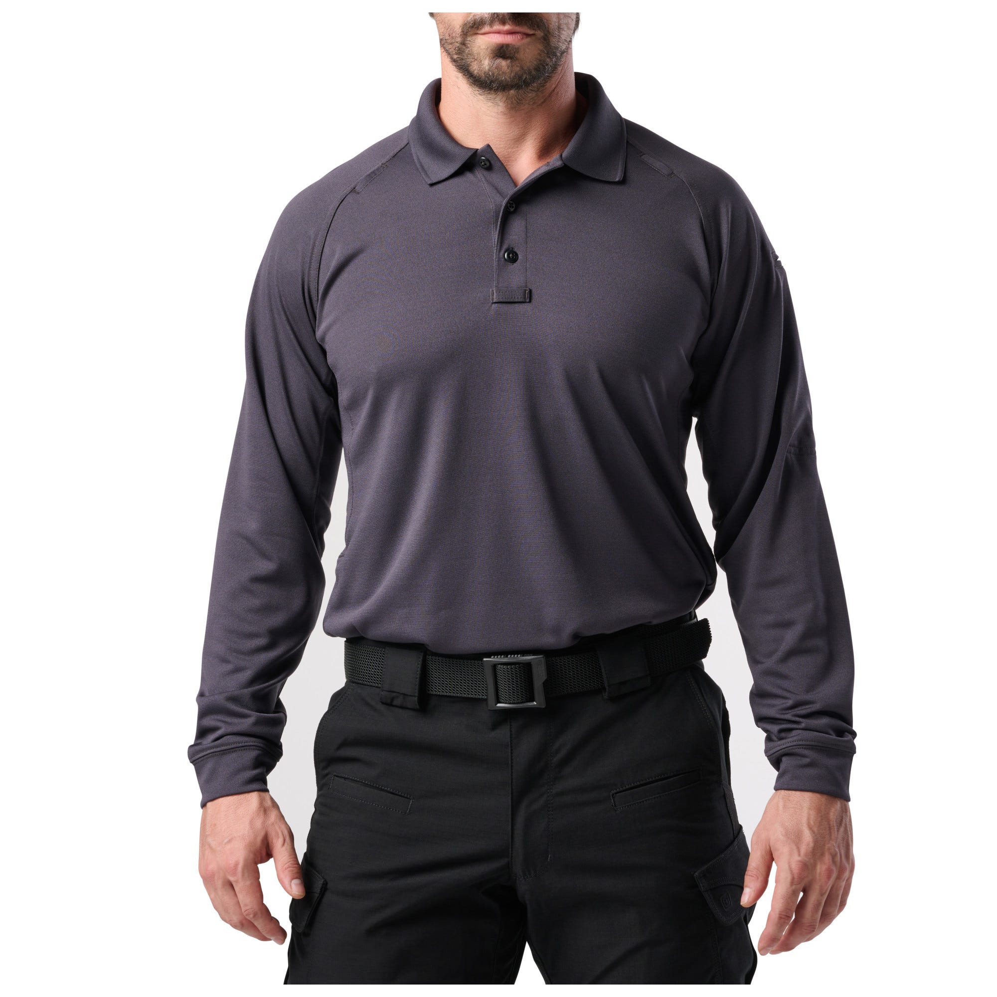 5.11 Performance Polo Long Sleeve - Charcoal – EMERGENCY RESPONDER ...