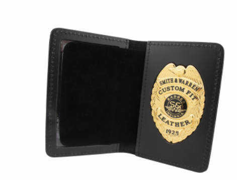 DUTY LEATHER SINGLE ID & BADGE CASE - BOOK STYLE - RECESSED - Emergency ...