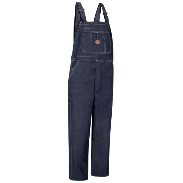 Red Kap Men's Denim Bib Overall - Denim – EMERGENCY RESPONDER PRODUCTS, LLC