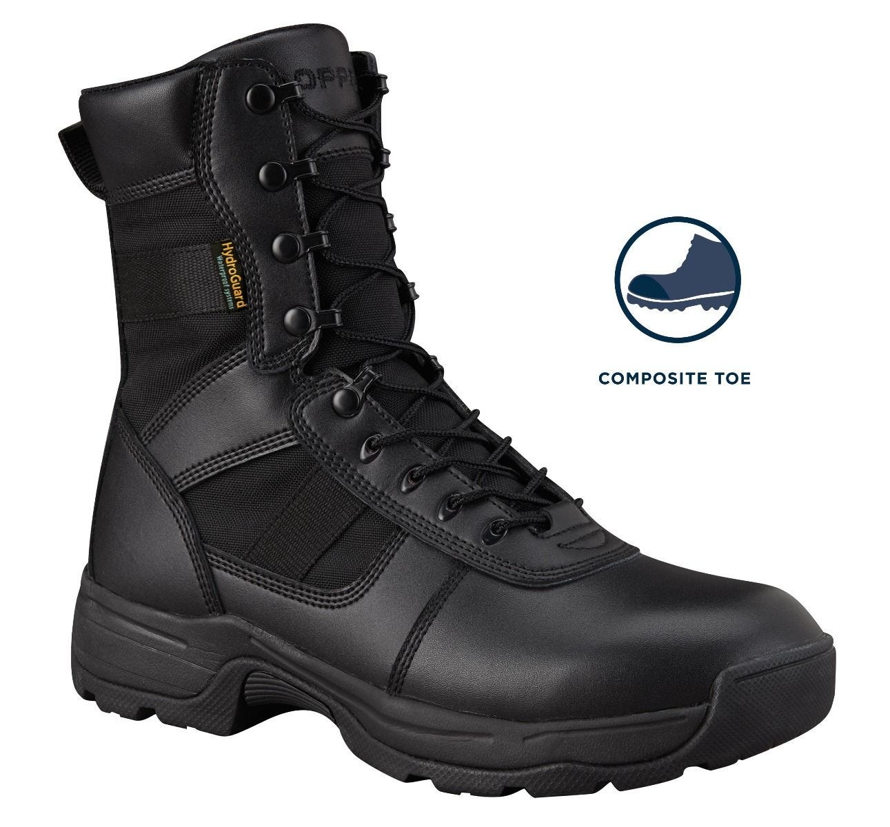 Propper Series 100 8" Side Zip Boot Waterproof Comp Toe – EMERGENCY ...