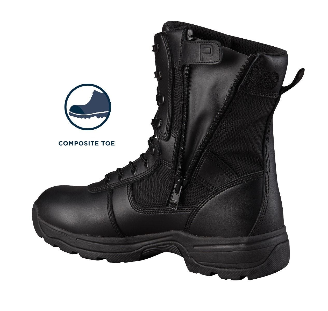 Propper Series 100 8" Side Zip Boot Waterproof Comp Toe – EMERGENCY ...