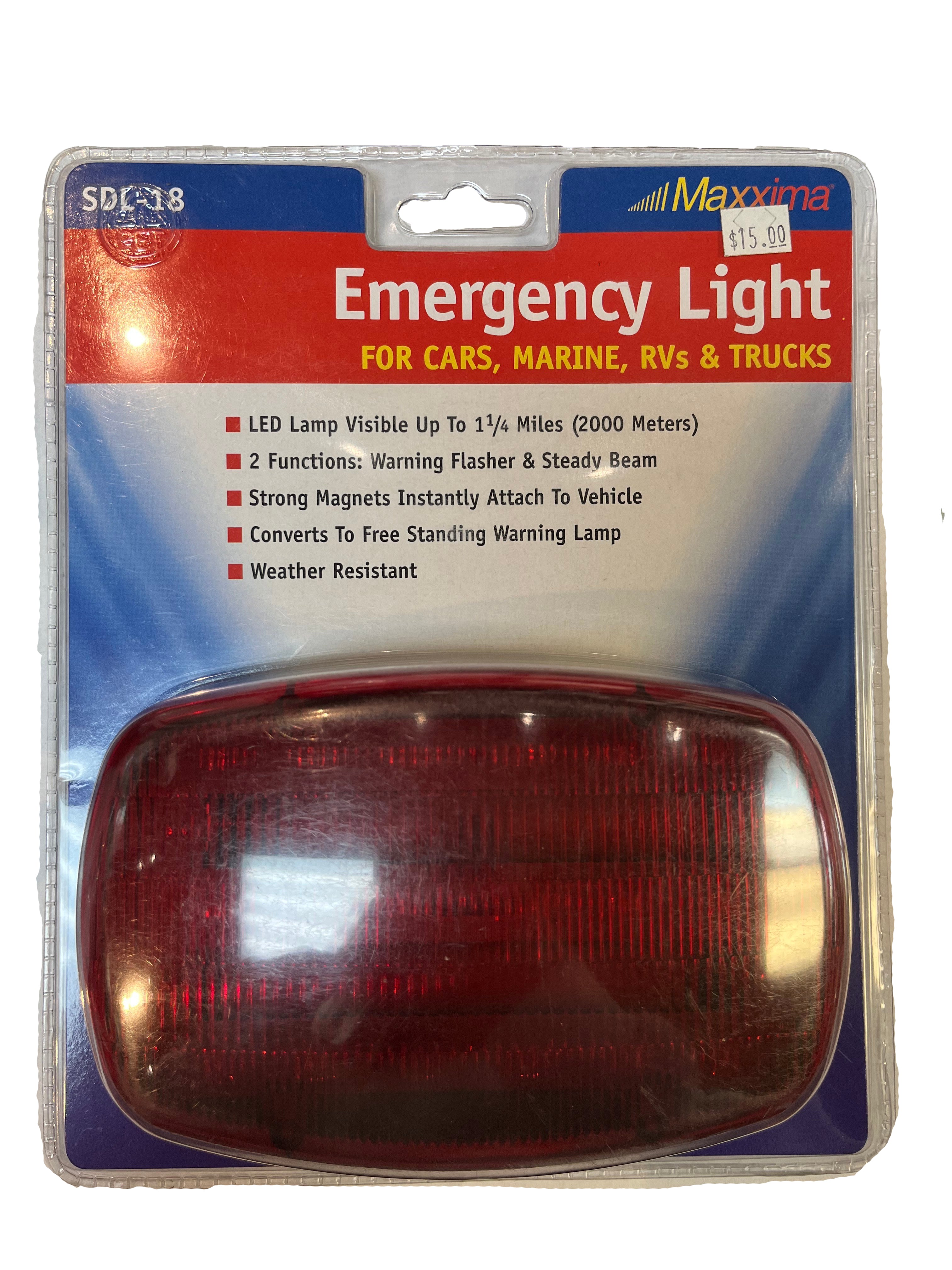 Maxxima LED Vehicle Emergency Light - Emergency Responder Products | 911ERP